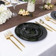 60PCS Heavy Duty Black Plastic Disposable Plates - Includes 30PCS 10 ...