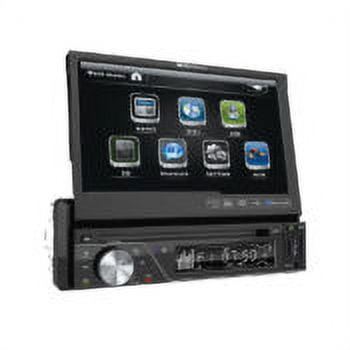 Soundstream VR-75XB 7" Single DIN Head Unit with Bluetooth, Motorized ...