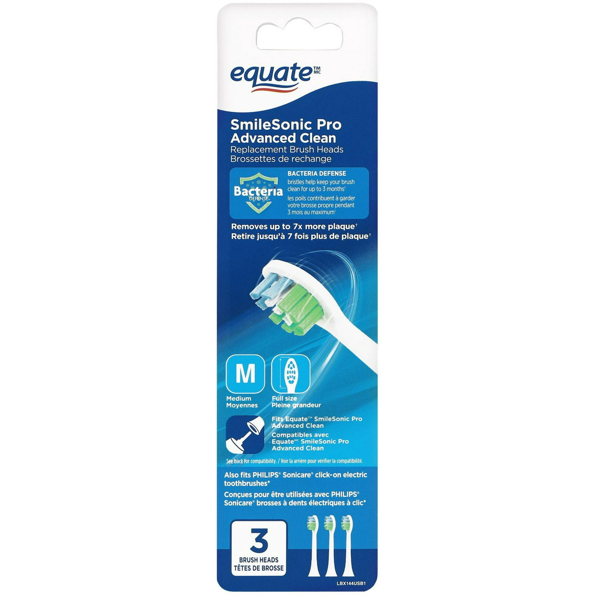 Click here for Equate Smilesonic Pro Advanced Clean Replacement B... prices
