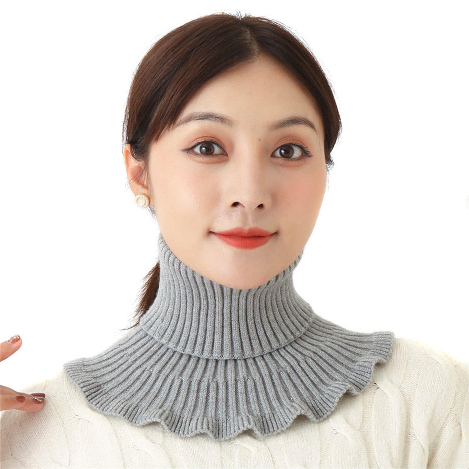 Click here for Ikemiter Wavy Turtleneck Dickie Turtleneck Neck Wa... prices