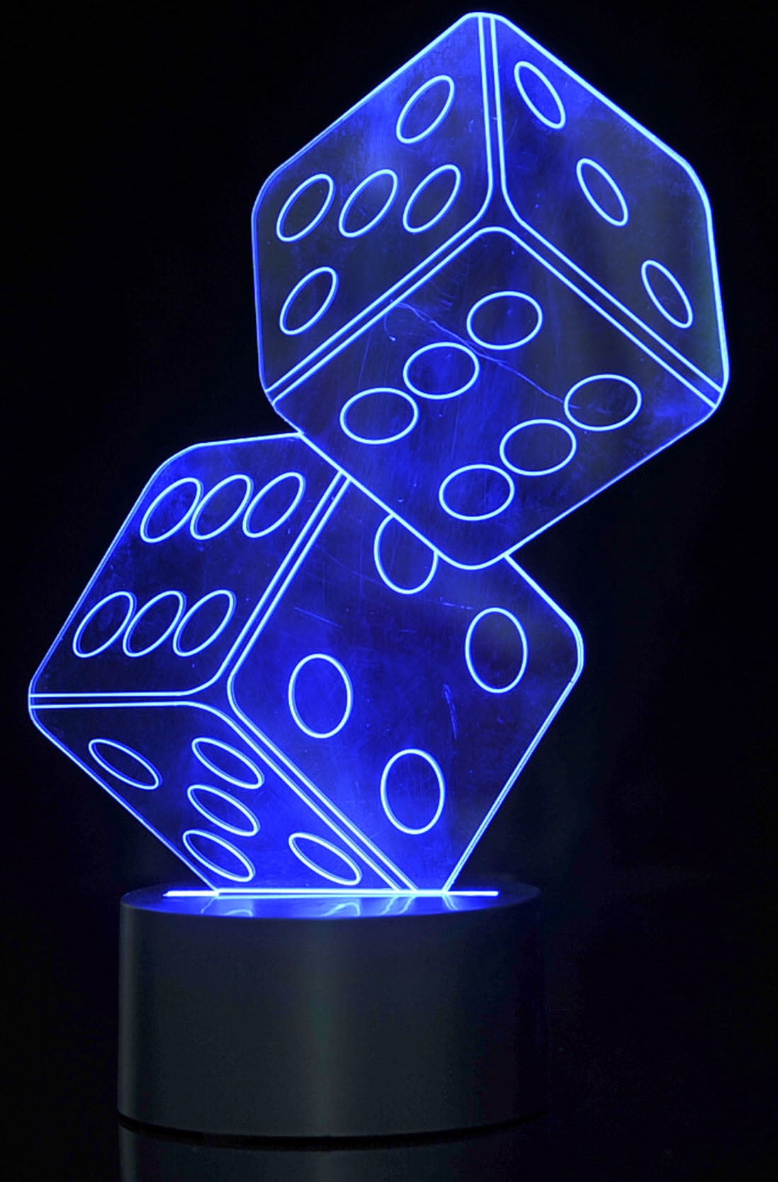3D Dice Lighting Laser Cut Precision Led Lights Tg2873 Shop All Novelty ...