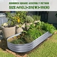 Galvanized Raised Garden Bed Kit, Galvanized Planter Garden Boxes ...