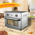 KAPAS Smart Air Fryer Oven, 1800 W Stainless Steel 26.4 QT - Walmart.com