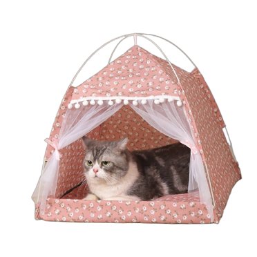 Cat Beds for Indoor Pet Cats House Cave Scratching Post and Tunnel ...