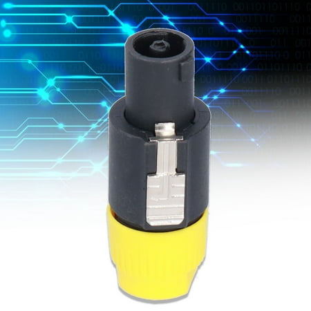 Senjay Twist Lock Audio Connector, 4 Pole Speaker Plug C‑NL4FC For 6 ...