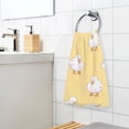 Ducks Yellow Background Cotton Towel Set Face Hand Towels 2 Pack Soft ...