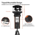 Advanced Professional Digital Cup Anemometer Featuring Backlit Display ...