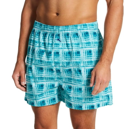 Tommy Bahama Cotton Woven Boxer Texture Plaid SM (29-31" Waist ...