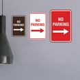 Signs ByLita Designer No Parking Sign (Black / Silver) - Small ...