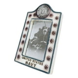 Patriotic United States Sailor Navy Eagle Rank Stars Memorial 4x6 ...