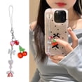 ANXPTIME Fashionable Cherry Heart Phone Strap for Women’s Keychains and ...