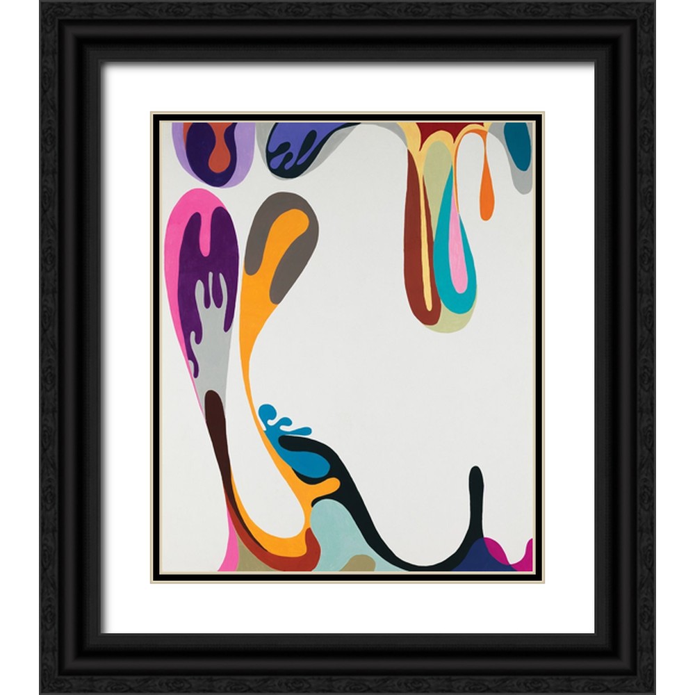 Zinn, Mary 12x14 Black Ornate Wood Framed with Double Matting Museum ...