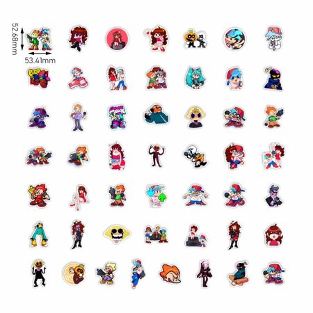 100 Pcs Game Theme Stickers Cartoon Game for Kids Waterproof Vinyl ...