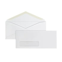 Office Depot All-Purpose Envelopes, #9 (3 7/8in. x 8 7/8in.), White ...