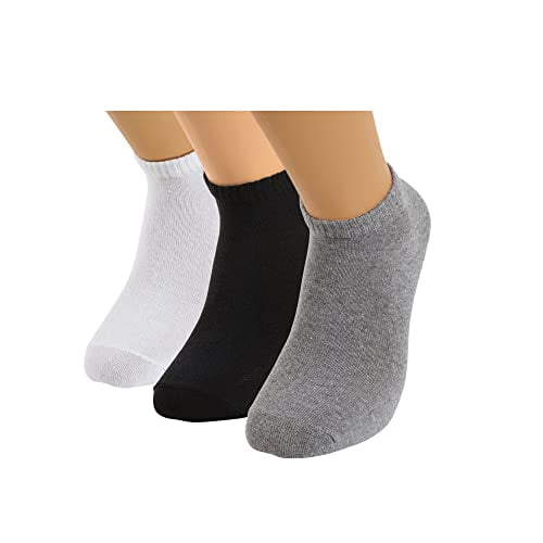Seamless Socks Ankle Low-Cut for Men Women Pack of 12 Pairs - 1 Dozen ...