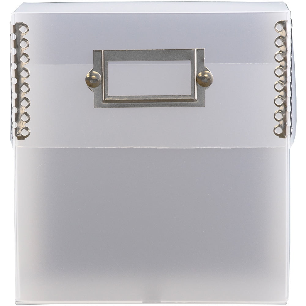 JAM CD Box with Metal Edge, 5x5.5x2.5, Clear, 1/Pack - Walmart.com