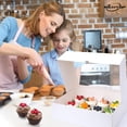 6PCS Cupcake Boxes, Hold 12 Count Cupcake Containers with Window ...