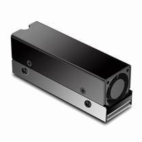 M.2 2280 ARGB Hard Drive Heatsink PWM Dual Fan Solid State Drive ...