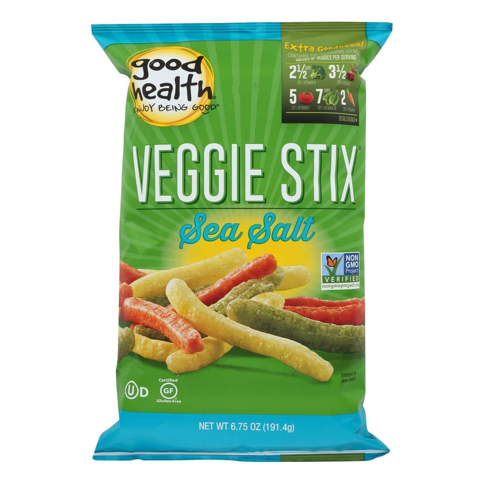 Good Health Sea Salt Veggie Stix - Case of 10 - 6.25 OZ - Walmart.com