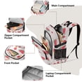 ALAZA Watermelon Ice Cream Print Student Backpack School Bookbag Large ...