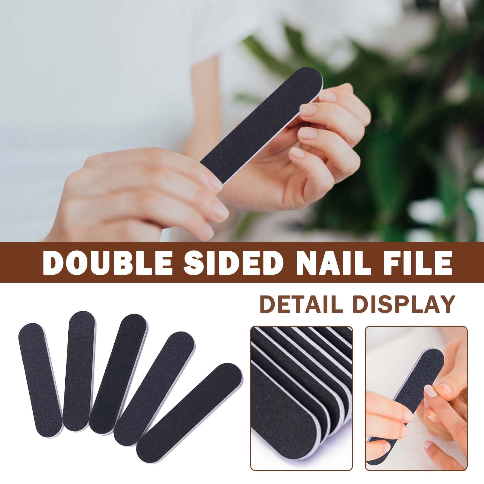 HIMIWAY Double-sided Nail File Nail File Strip Polishing Strip ...