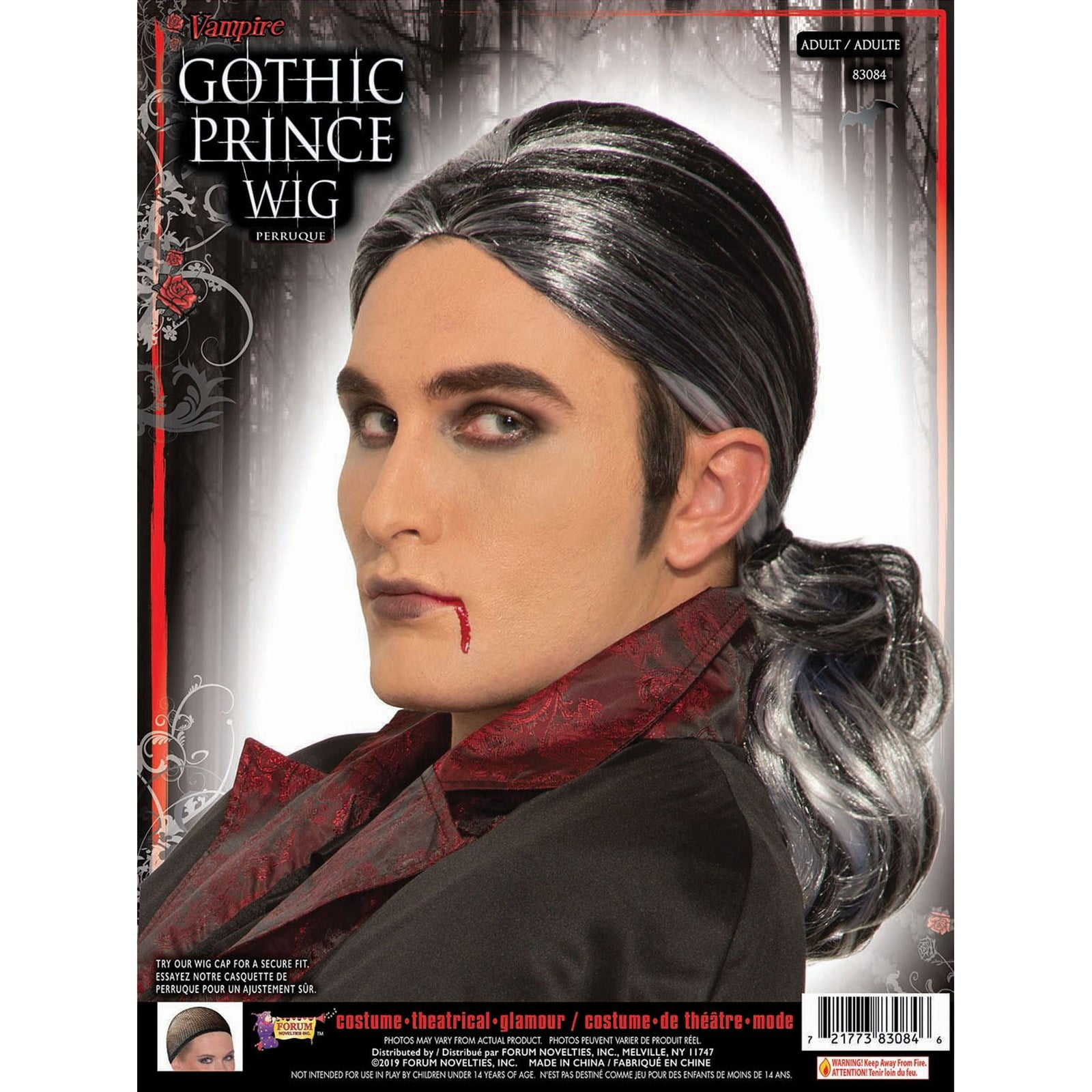 Halloween Gothic Prince Male Wig - Walmart.com