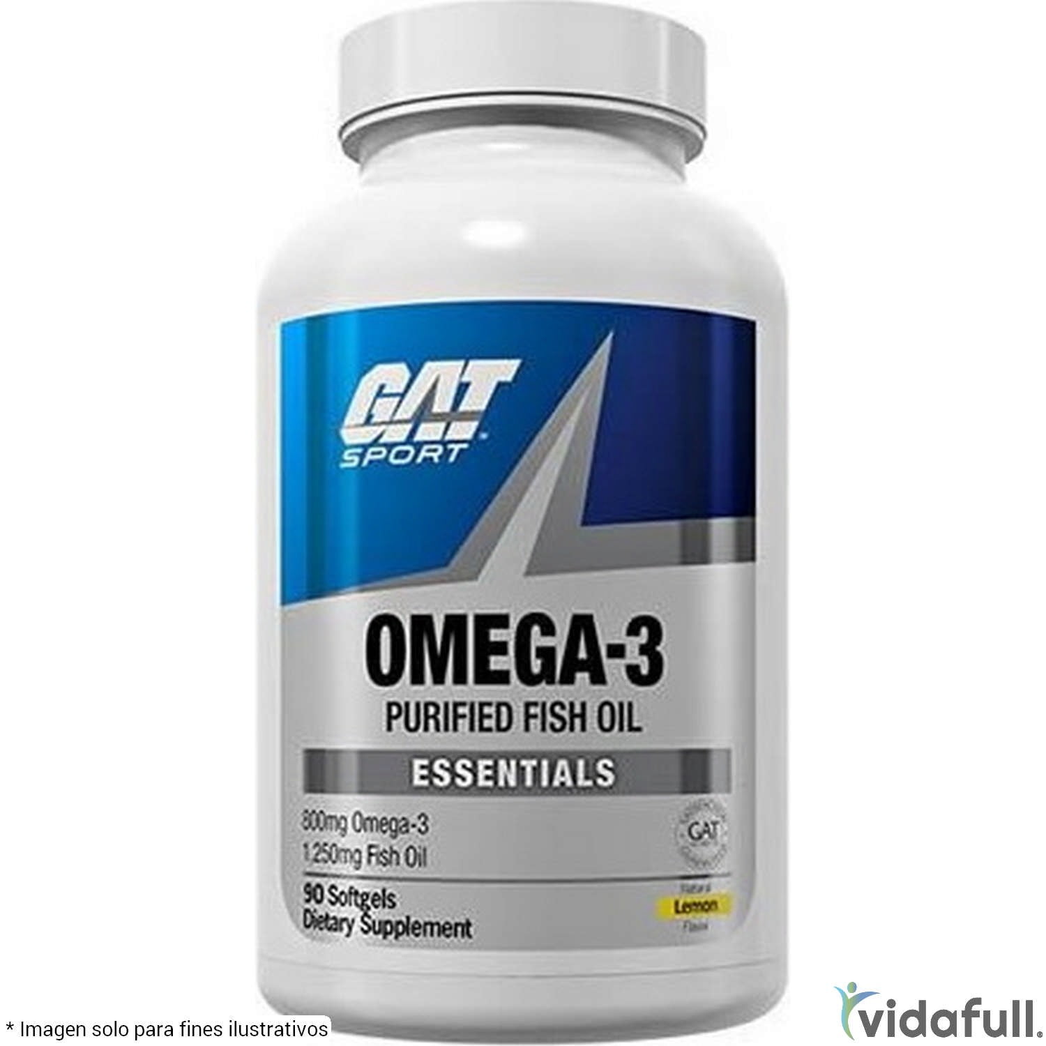 OMEGA-3 GAT SPORT NATURAL LIMON 90 SOFTGELS GAT SPORT OMEGA-3 GAT SPORT ...