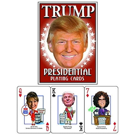 President Donald J Trump Presidential Playing Cards by Parody ...