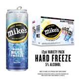 Mike's Hard Freeze Freeze Variety Pack, 12 Pack, 12 fl oz Cans, 5% ABV ...