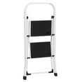 ZENY Heavy-Duty 2 Step Ladder, Portable, Non-Slip Wide Platform, Anti ...