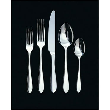 Gibson Creston 20 Piece Flatware Set withTumble Finish - Walmart.com
