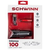 Schwinn Intensa Bike Light Set, 100 Lumens, USB Rechargeable - Walmart.com