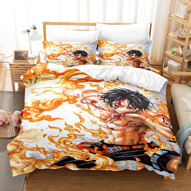 One Piece Bedding Set, 3D Printing, Quilt Cover Suit, Soft Microfiber ...