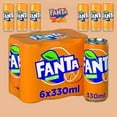 European Fanta Orange Soda 6-Pack, 330 ml - Walmart.com
