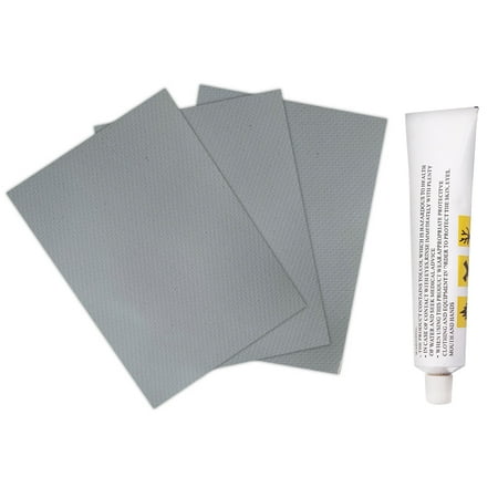TB&W 4x Waterproof Kayak Canoe Dinghy Repair Patch Paddle Board PVC ...