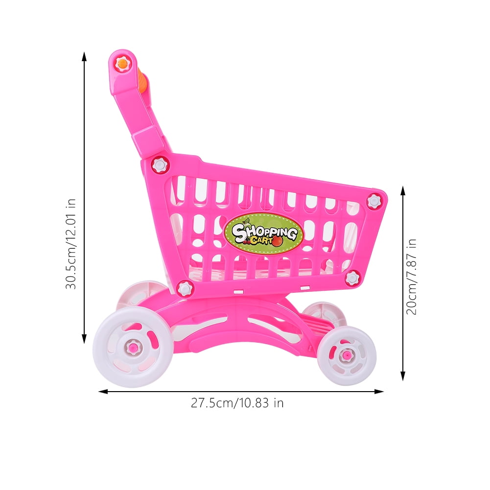 Khall Kids Shopping Cart Toy Children Pretend Role Play Food Fruits ...
