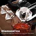 Clear Diamond Ice Cube Tray: Crystal Clear Ice Maker - Large Diamond ...