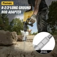 Ground Rod Driver, 65A Shank T-Post Driver for 1-3/16" Hex Jackhammers ...
