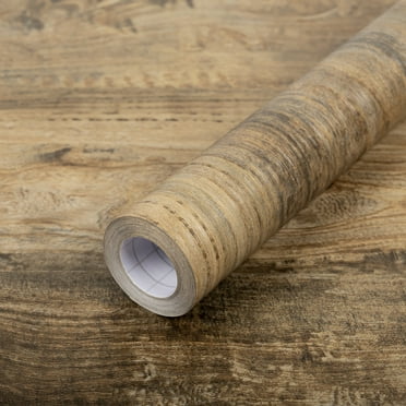 VEELIKE Wood Contact Paper Brown Peel and Stick Wood Grain Contact ...