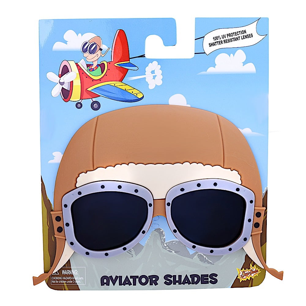 Party Costumes - Sun-Staches - Air Pilot Goggle Costume Mask New sg2901 ...