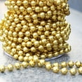 BESTYASH Golden String Beads for Crafts and Decoration with Smooth ...