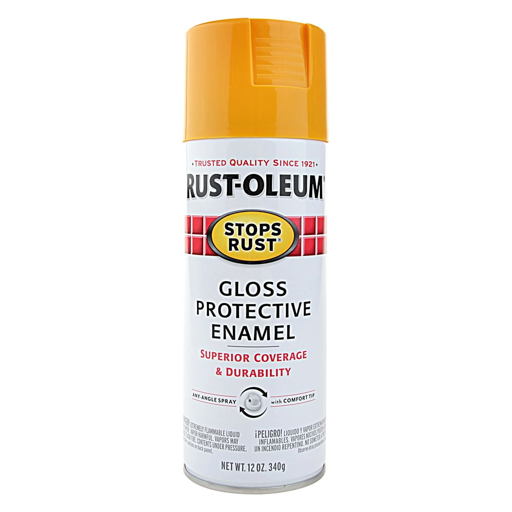 Rust-Oleum Stops Rust Gloss Protective Enamel Tuscan Sun Spray Paint ...