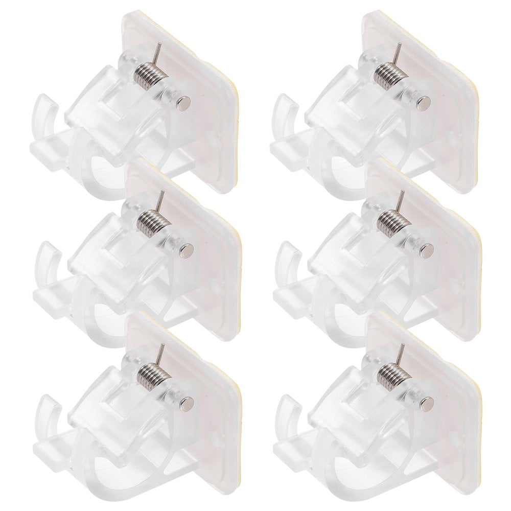 Click here for Mesase 6pcs Curtain Rod Bracket Curtain Hook No Dr... prices