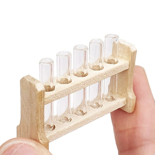 EIMELI 1/12 Dollhouse Miniature Laboratory Test Tube Rack Set for ...