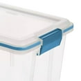 Sterilite Large 20 Qt Storage Container Tote with Latching Lids, (12 ...