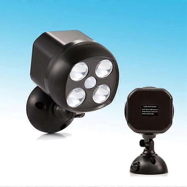 Luces con sensor de movimiento, foco LED de seguridad de pared de 600 ...
