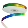 1 Roll Rainbow Ribbon High Density Gradient Polyester Ribbon Colorful ...