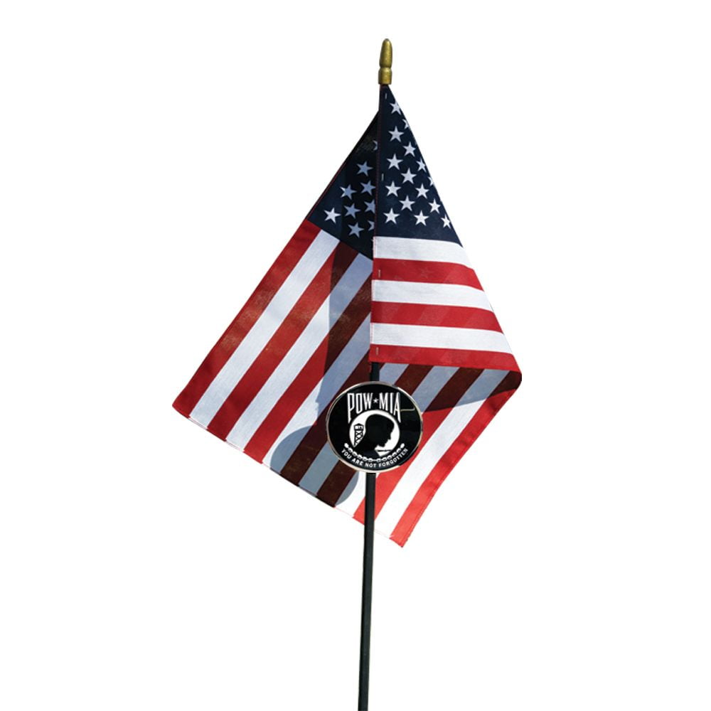 Allied POW/MIA Veteran Grave Marker With 30 Inch Tall American Cemetery ...