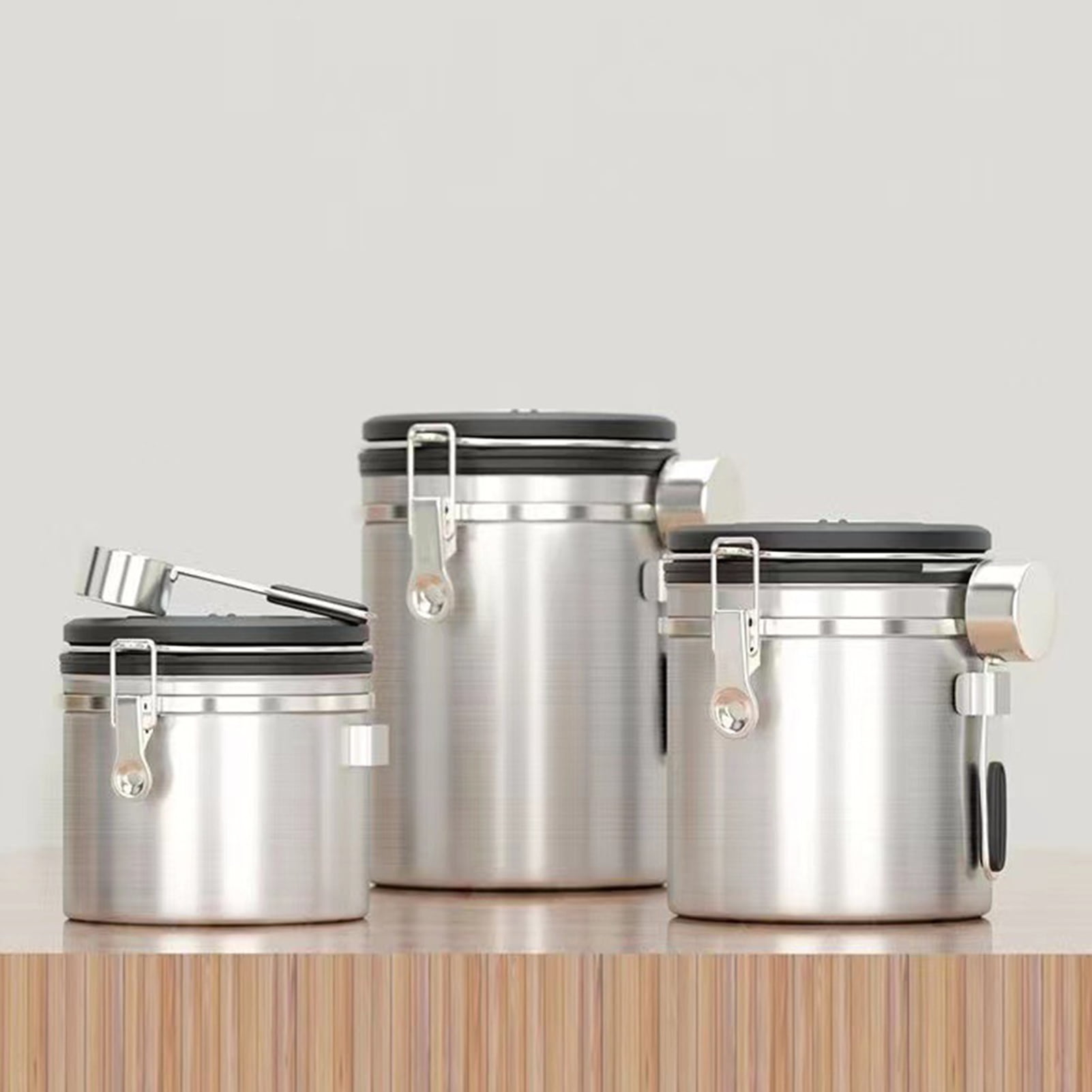 wirlsweal Airtight Coffee Canister Silicone Sealing Ring Coffee Jar ...