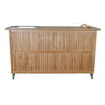 Anderson Teak Safari Contemporary Teak Bar Table in Natural Finish ...
